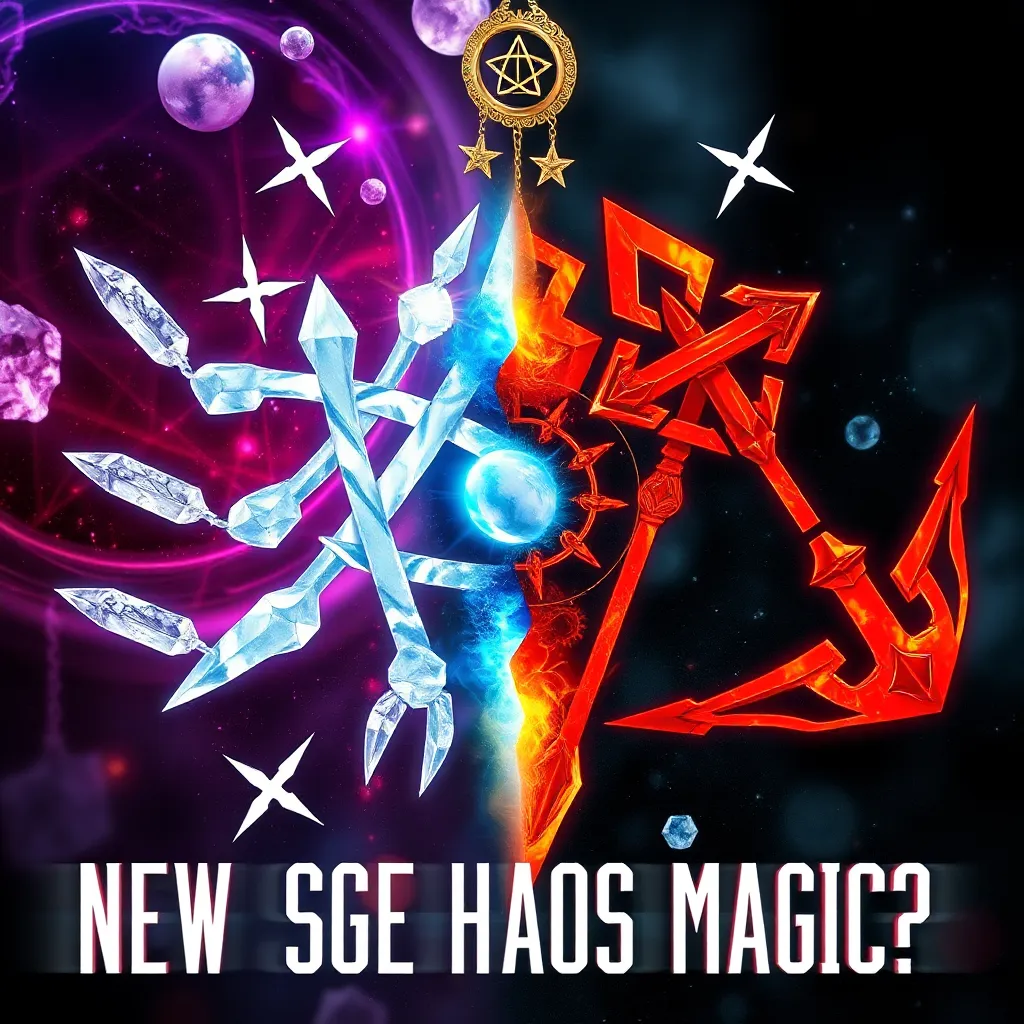 New Age vs. Chaos Magick: What Sets Them Apart? : MysteryLores