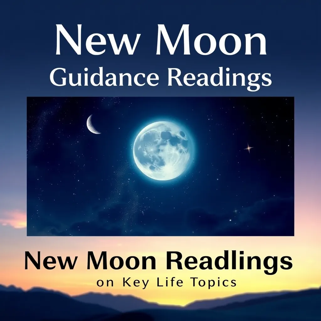 Get Free New Moon Guidance Readings on Key Life Topics : MysteryLores