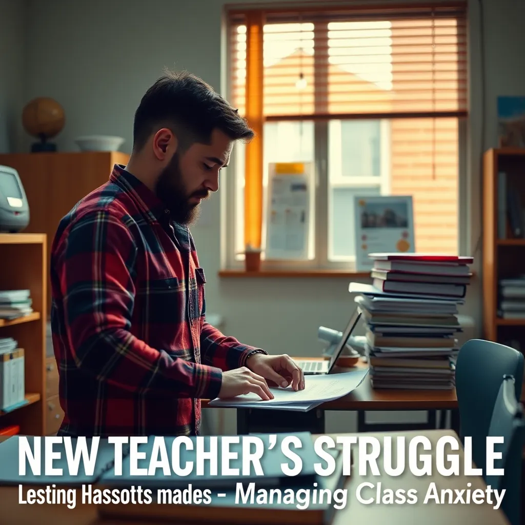 New Teacher's Struggle: Managing Class Anxiety : MysteryLores