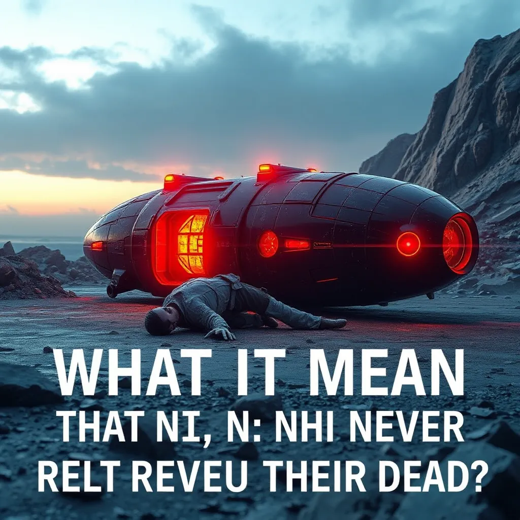 What Does It Mean That NHI Never Retrieve Their Dead? : MysteryLores