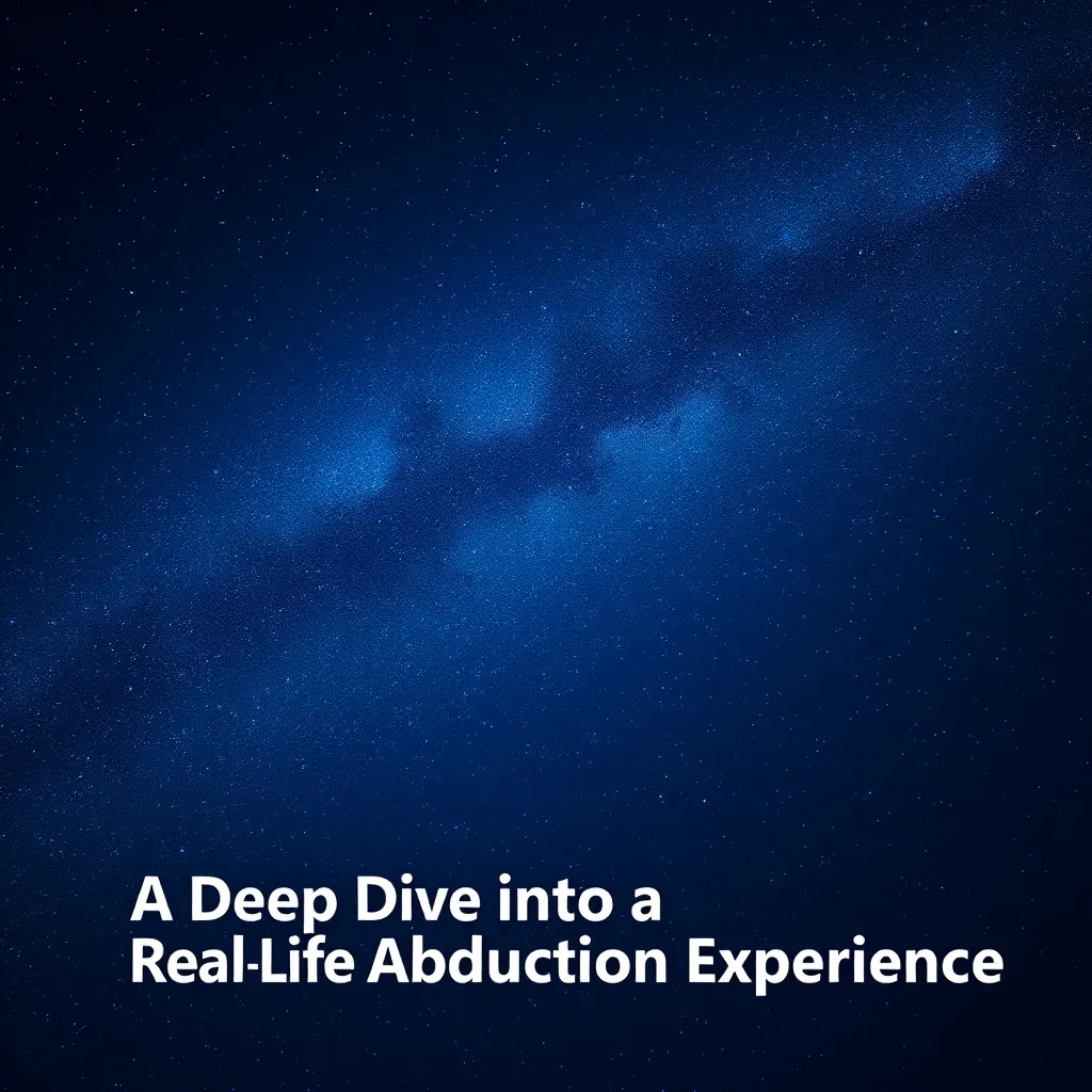 A Deep Dive into a Real-Life Abduction Experience : MysteryLores