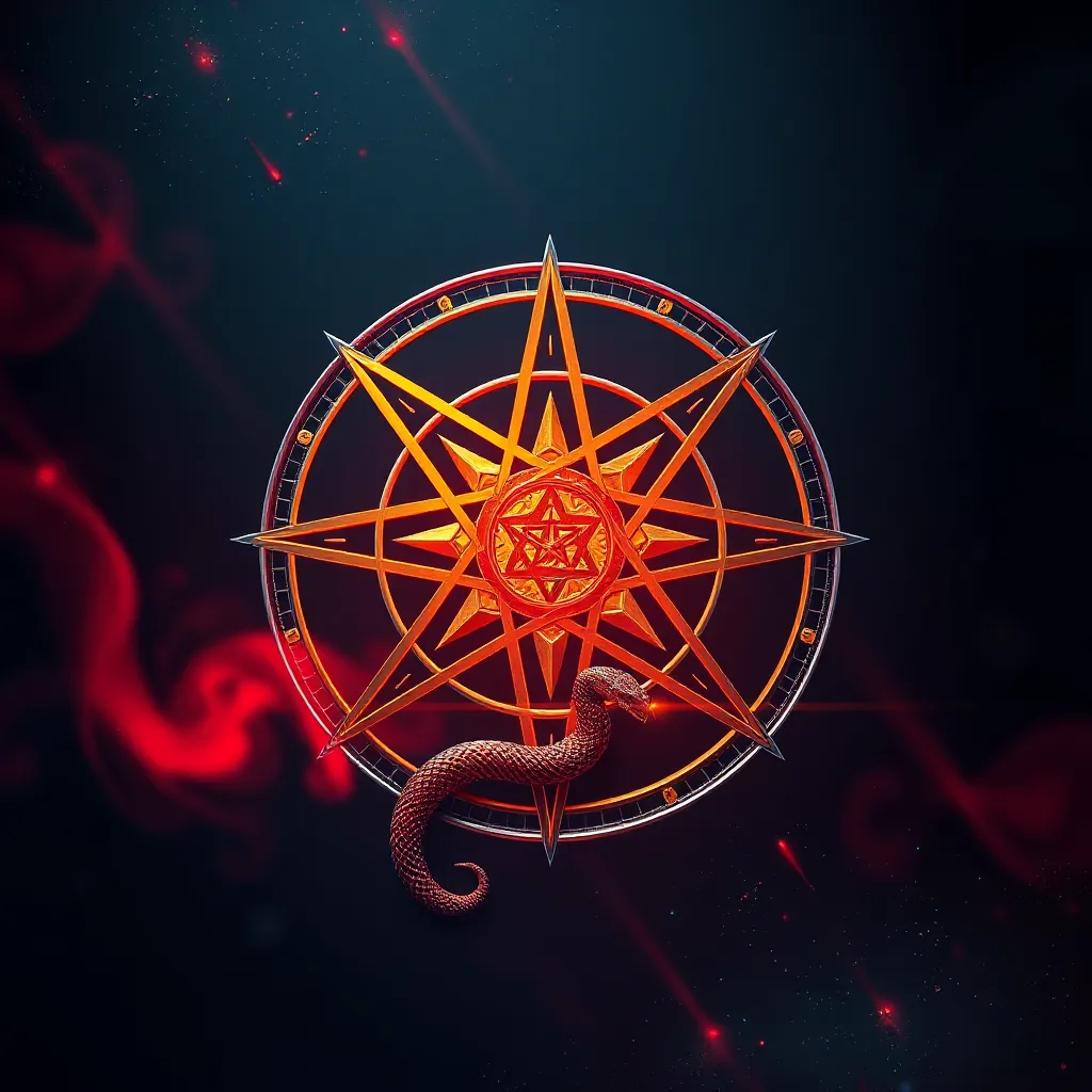 Nine Pointed Star and Serpent: What Does It Mean? : MysteryLores