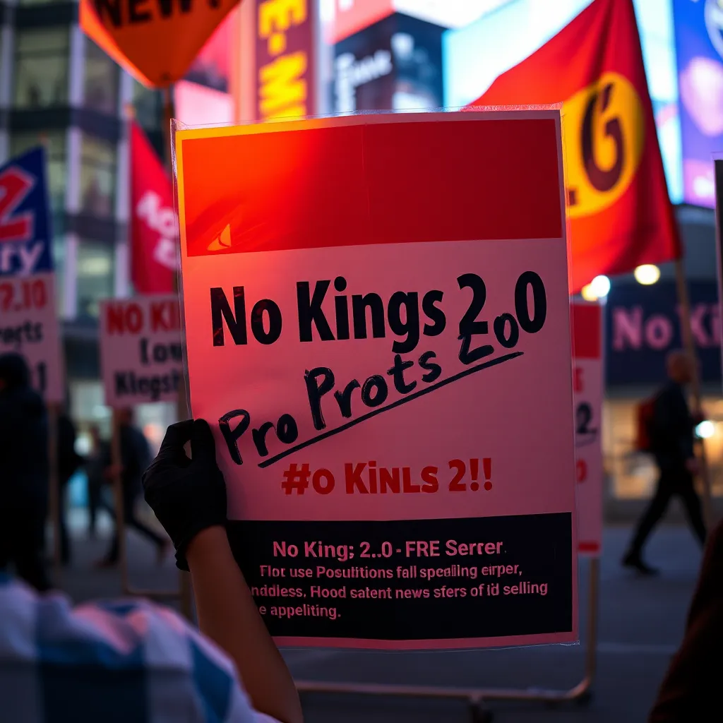 No Kings 2.0 Protest Sparks Spelling Controversy : MysteryLores