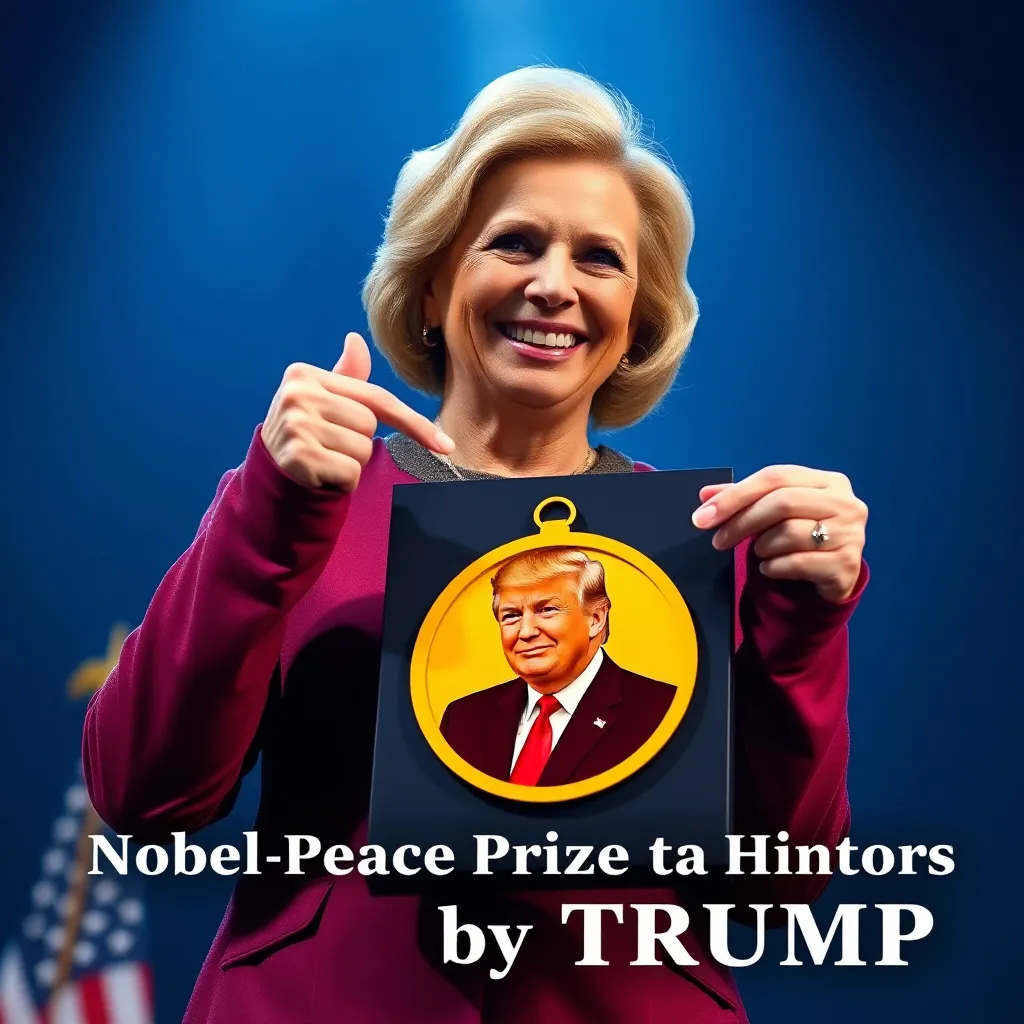 Nobel Peace Prize Winner Honors Donald Trump with Award : MysteryLores