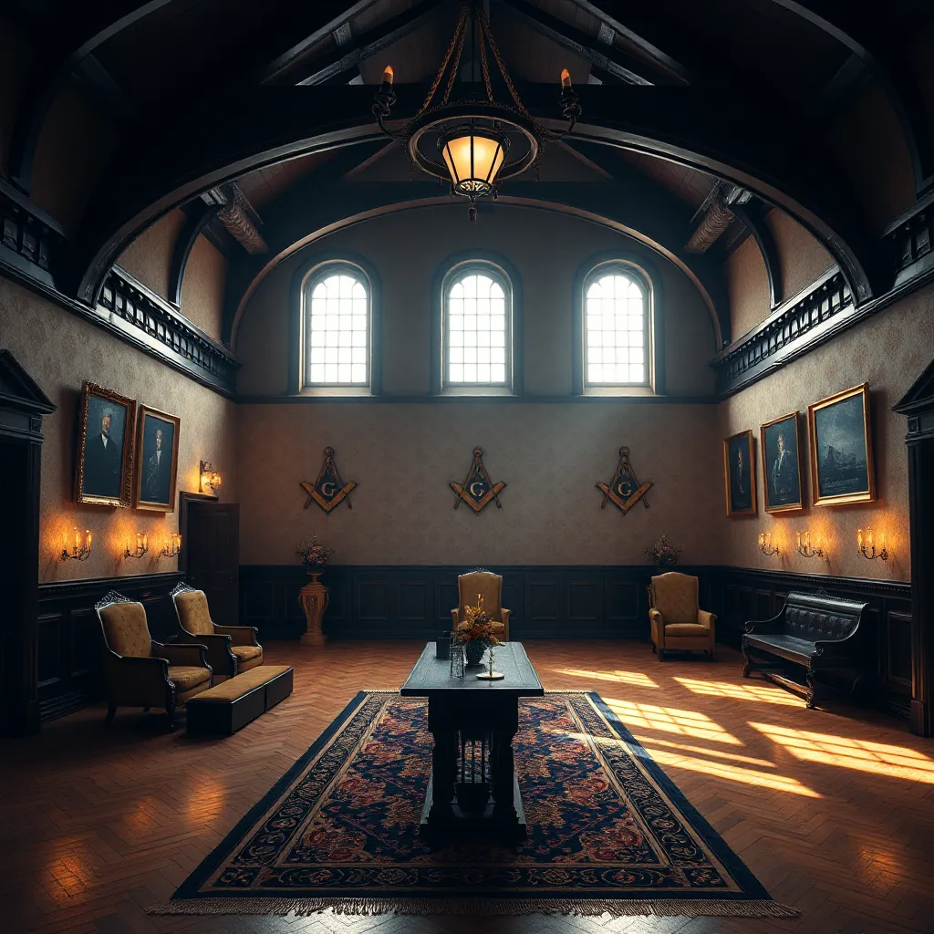 Inside the Norwegian Order of Freemasons Lodge Room : MysteryLores