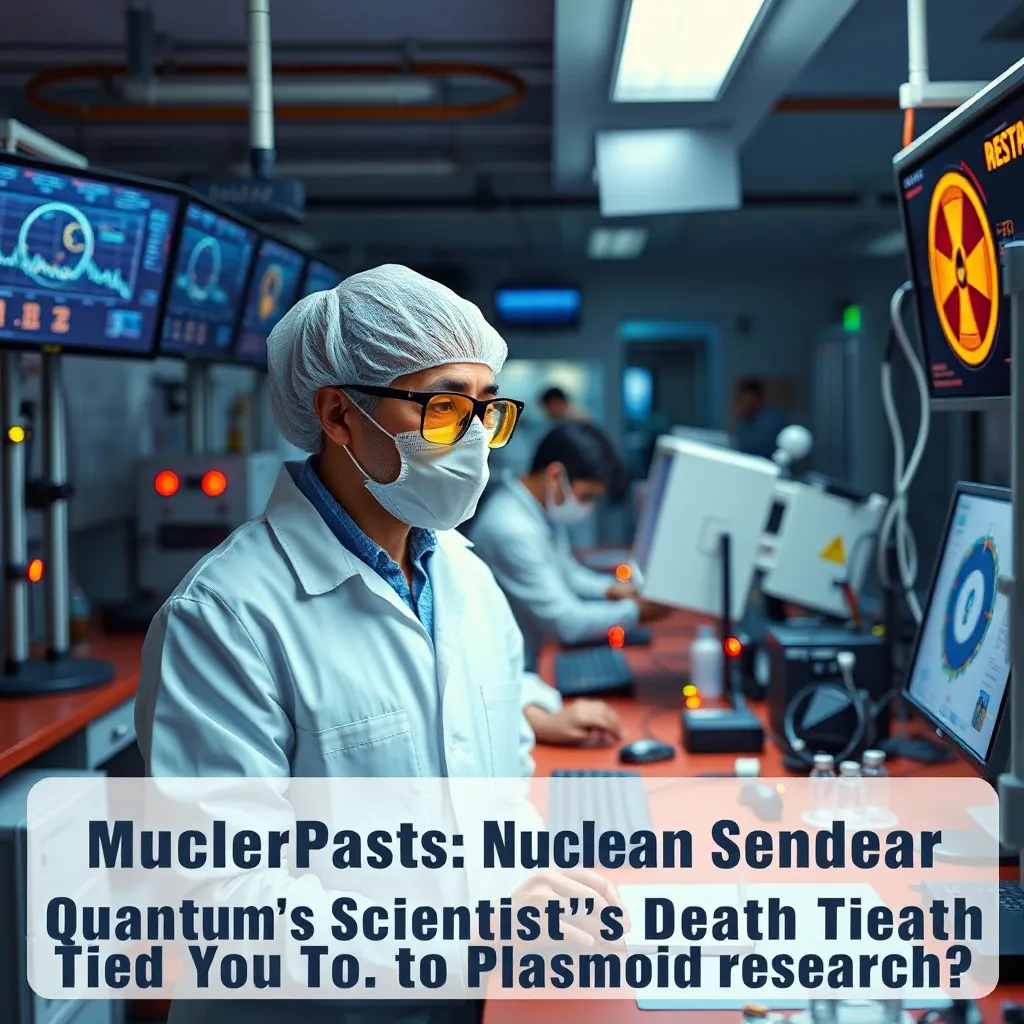Nuclear Scientist’s Death Tied to Plasmoid Research? : MysteryLores