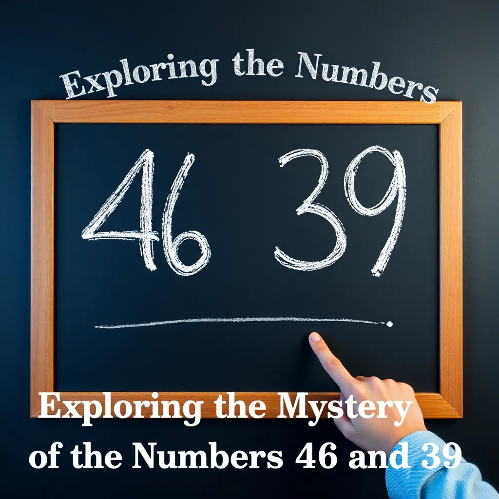 Exploring the Mystery of the Numbers 46 and 39 : MysteryLores