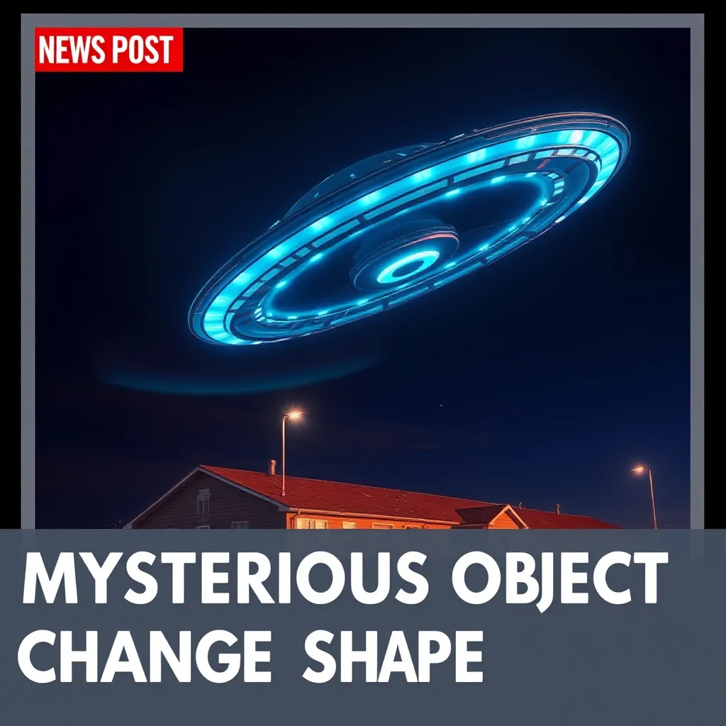 Mysterious Object Changes Shape Over Monroe, WA : MysteryLores