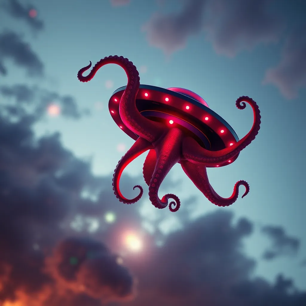 Bizarre Octopus Shaped UFO Sighted: What We Know : MysteryLores