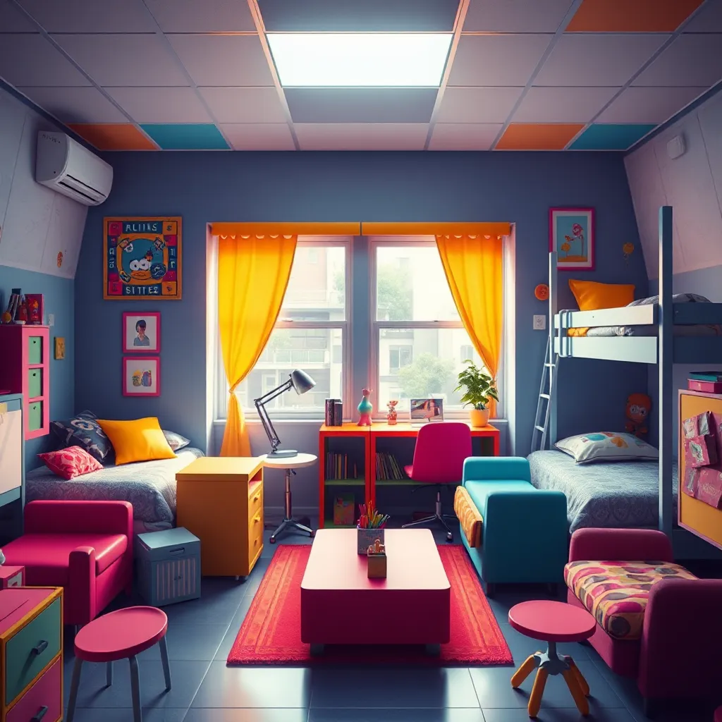 Exploring the Odd Dorms at Mall World School : MysteryLores