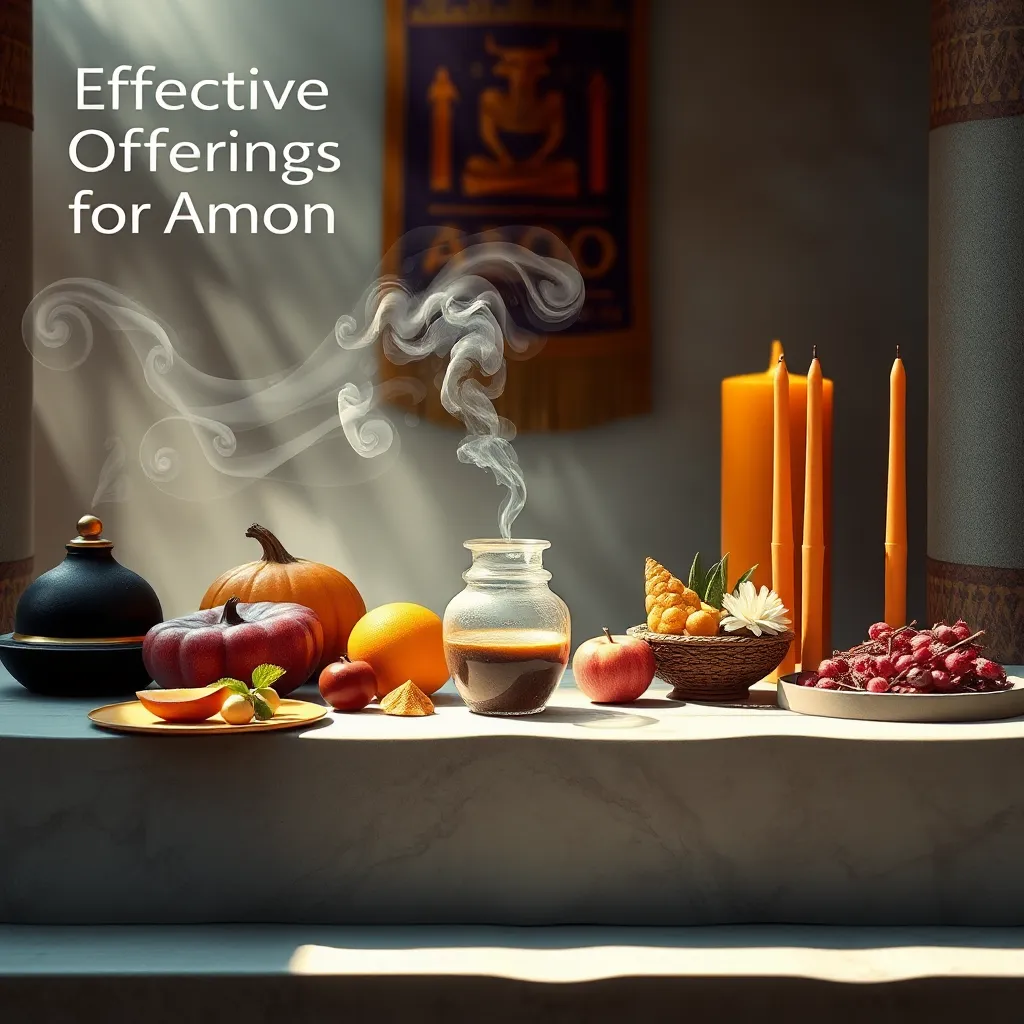 Effective Offerings for Amon: What to Give : MysteryLores