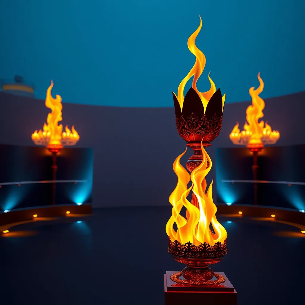 Olympics Mock Catholicism with Controversial Flame Design : MysteryLores