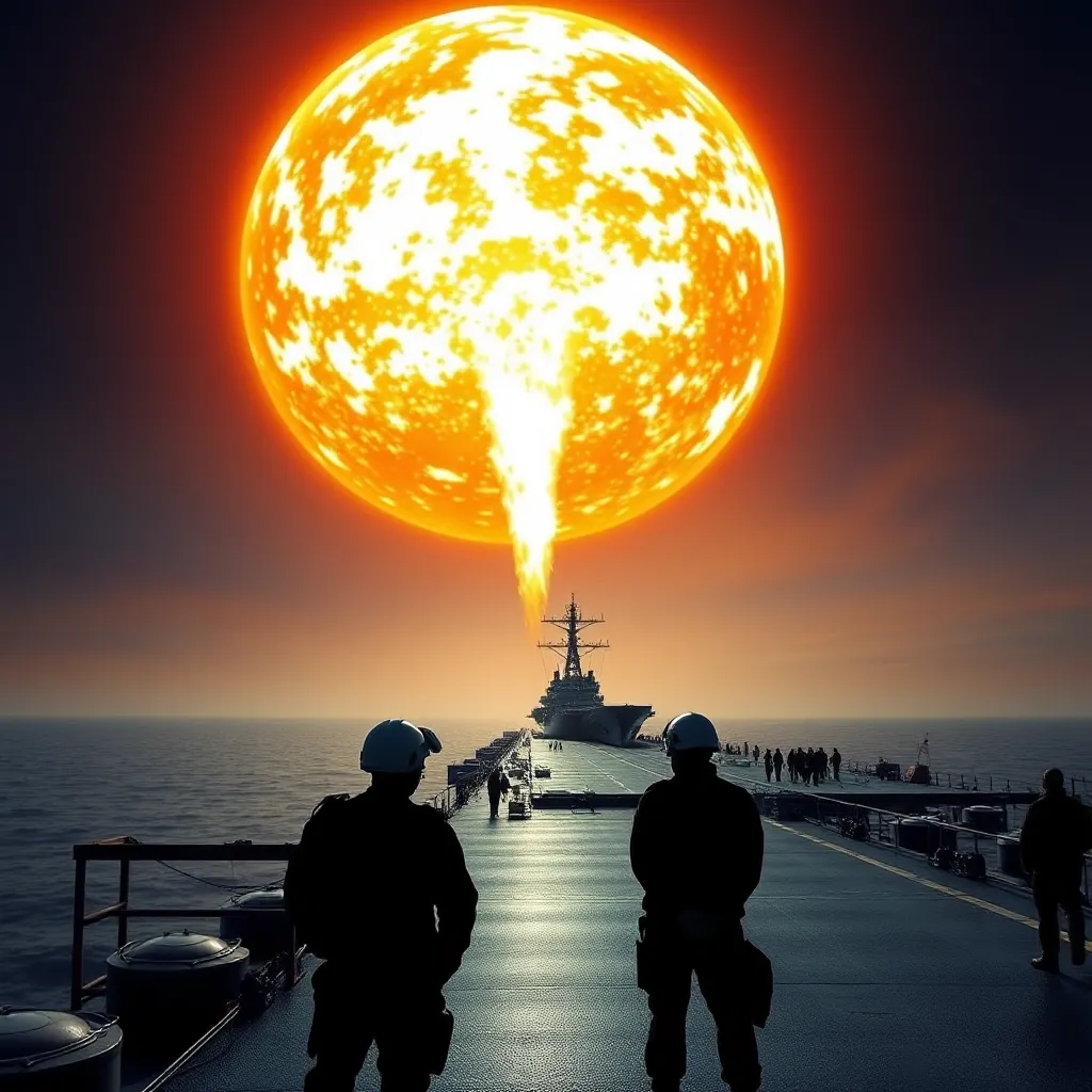 USS Ronald Reagan Crew Witnessed Orange Plasma Ball in 2004 : MysteryLores