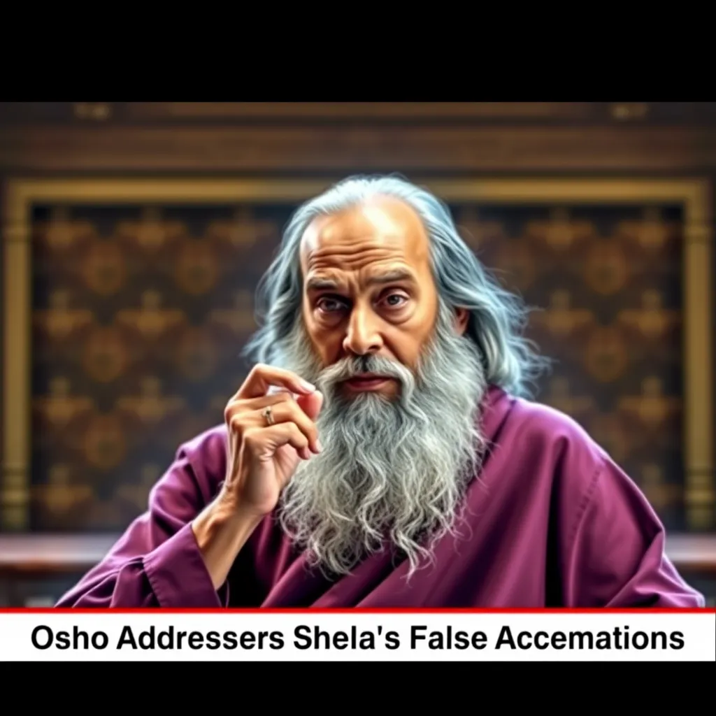 Osho Addresses Sheela's False Accusations in New Video : MysteryLores