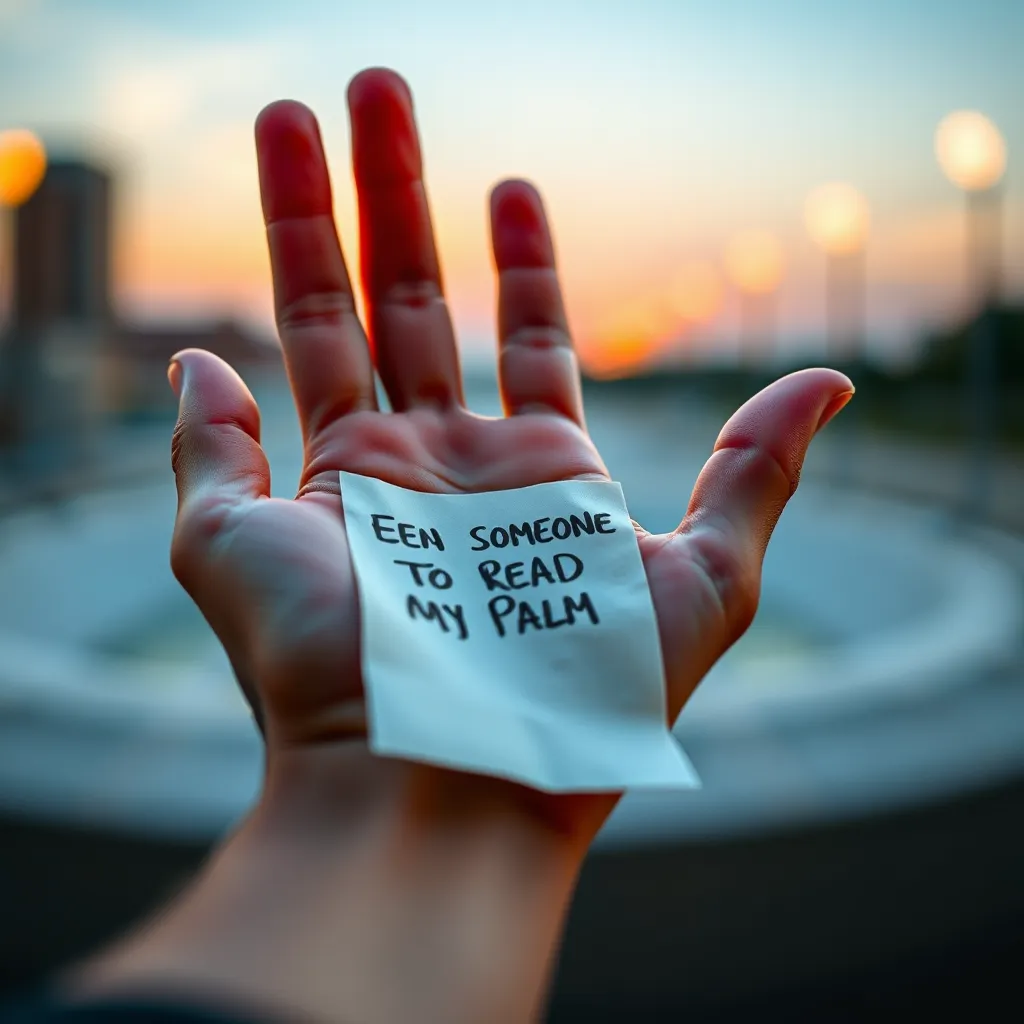 Curious Request: Seeking Someone to Read My Palm : MysteryLores