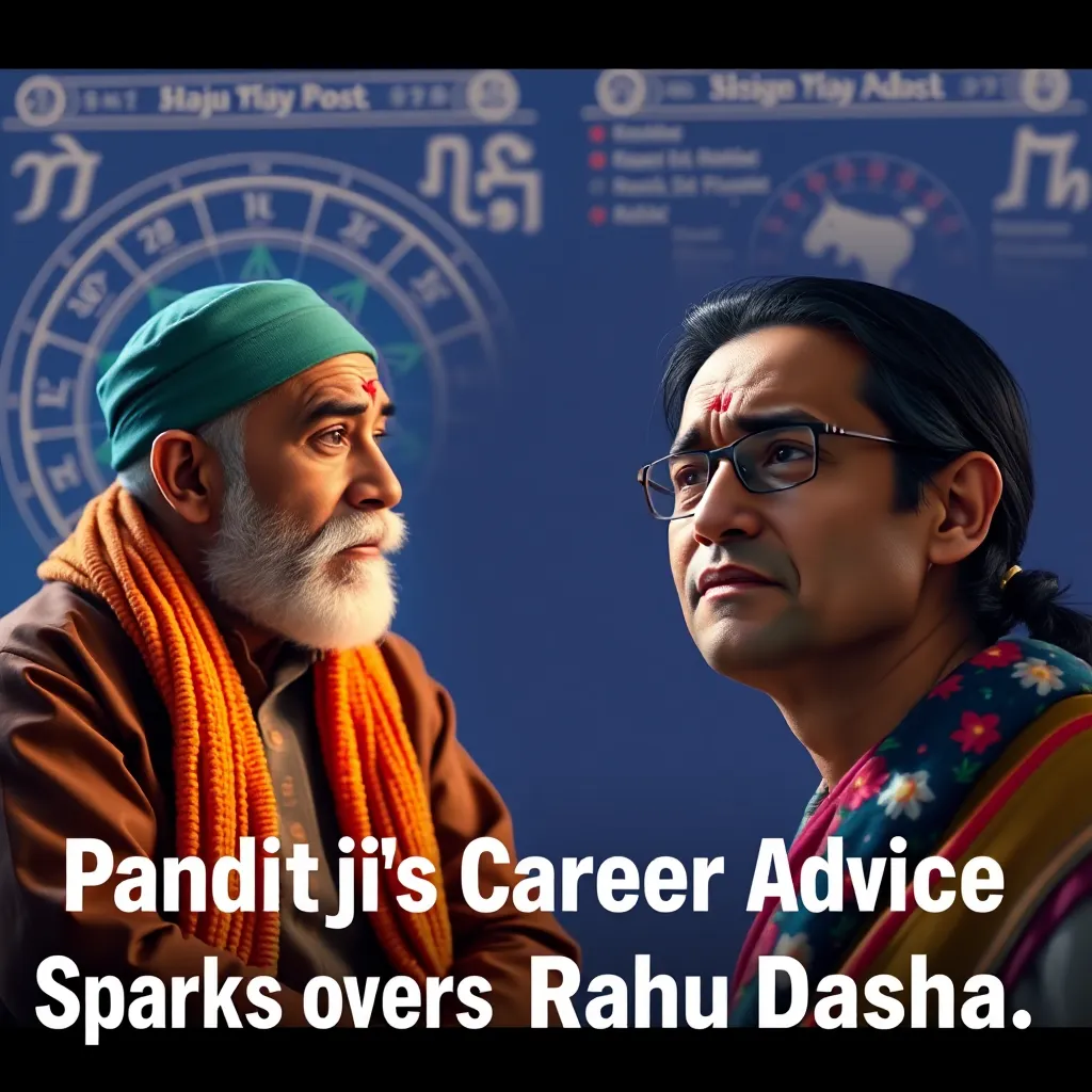 Panditji's Career Advice Sparks Doubts Over Rahu Maha Dasha : MysteryLores