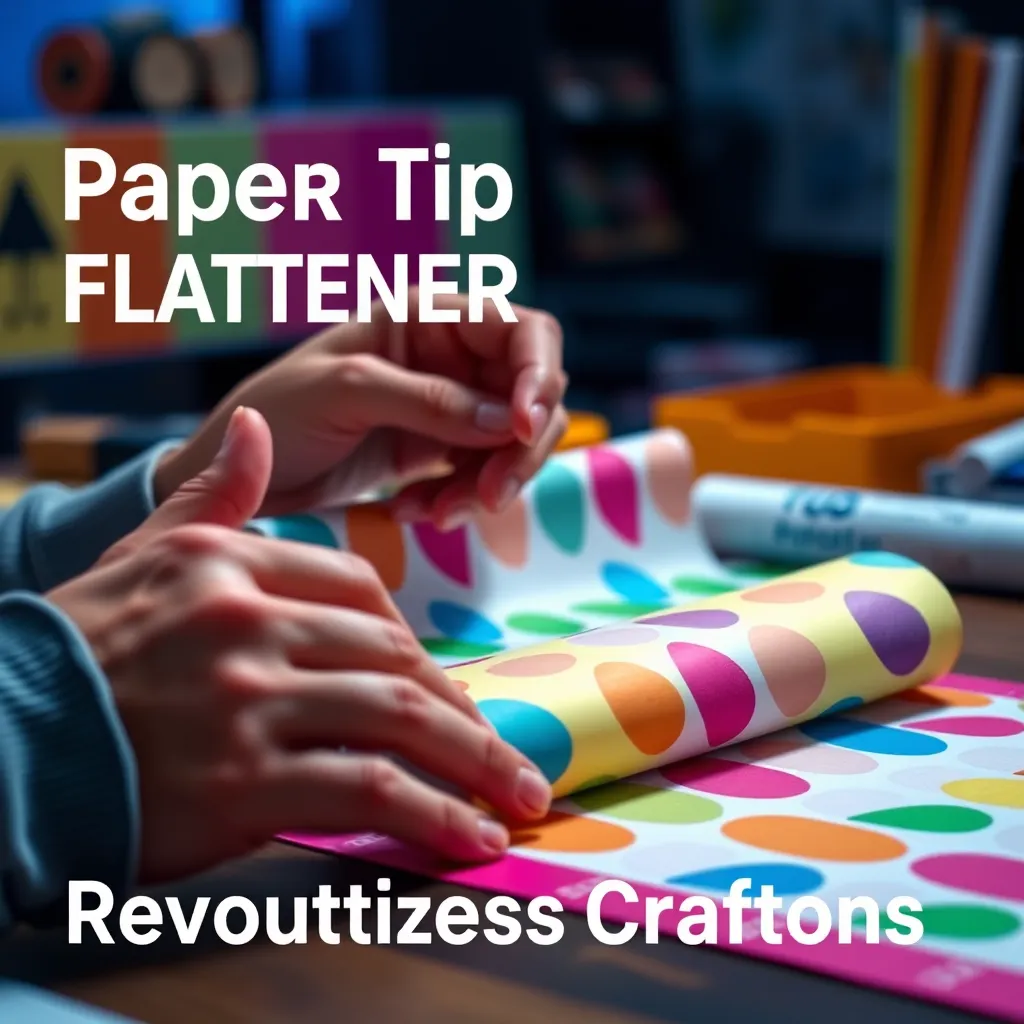 Innovative Paper Tip Roll Flattener Revolutionizes Crafting : MysteryLores