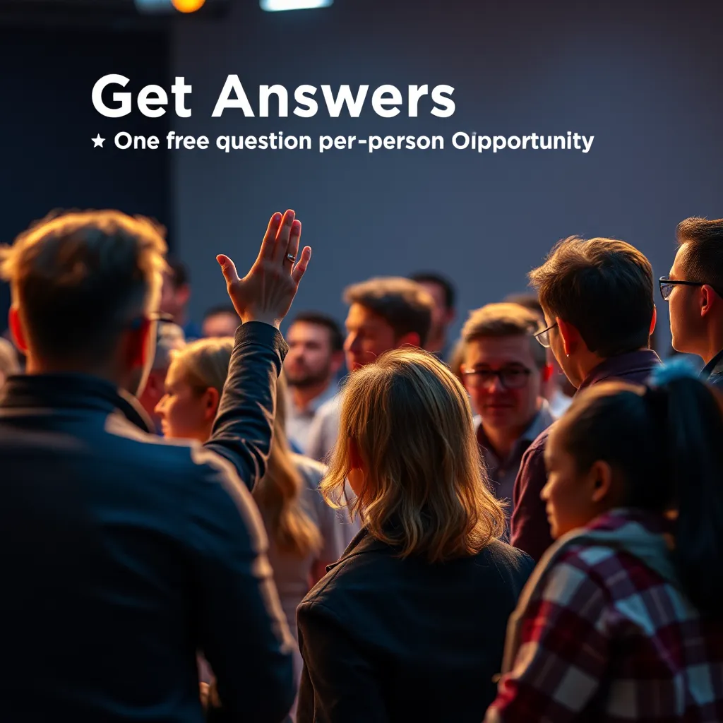 Get Answers: One Free Question Per Person Opportunity : MysteryLores