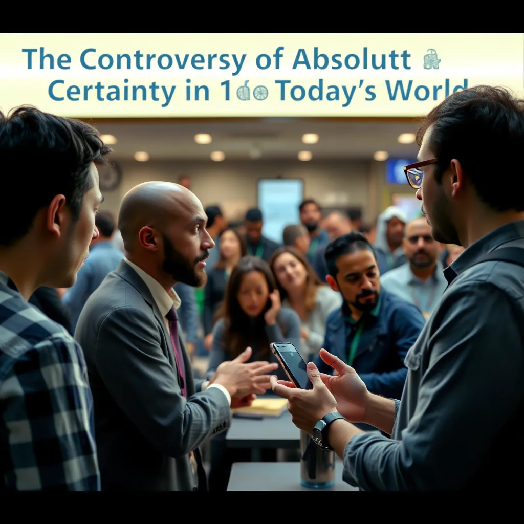 The Controversy of Absolute Certainty in Today's World : MysteryLores