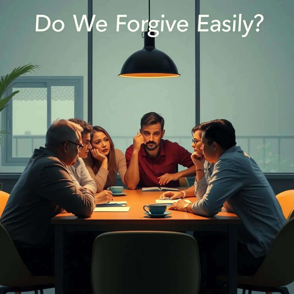 Do We Forgive Easily? Insights on Personal Grudges : MysteryLores