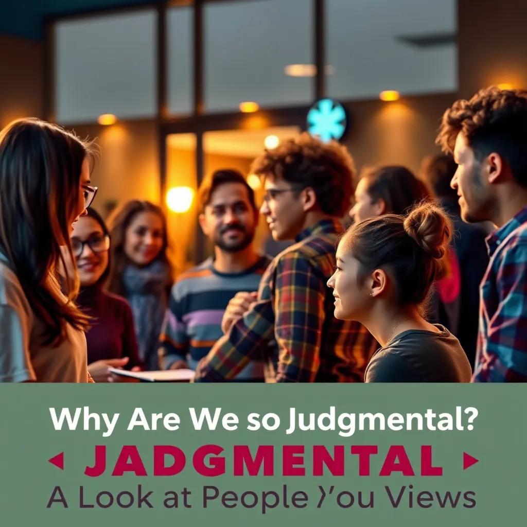 Why Are We So Judgmental? A Look at People's Views : MysteryLores
