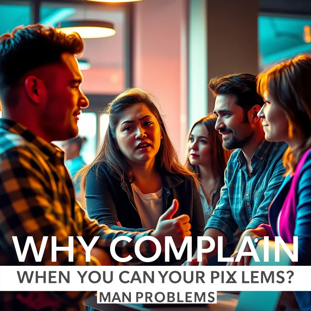 Why Complain When You Can Fix Your Problems? : MysteryLores