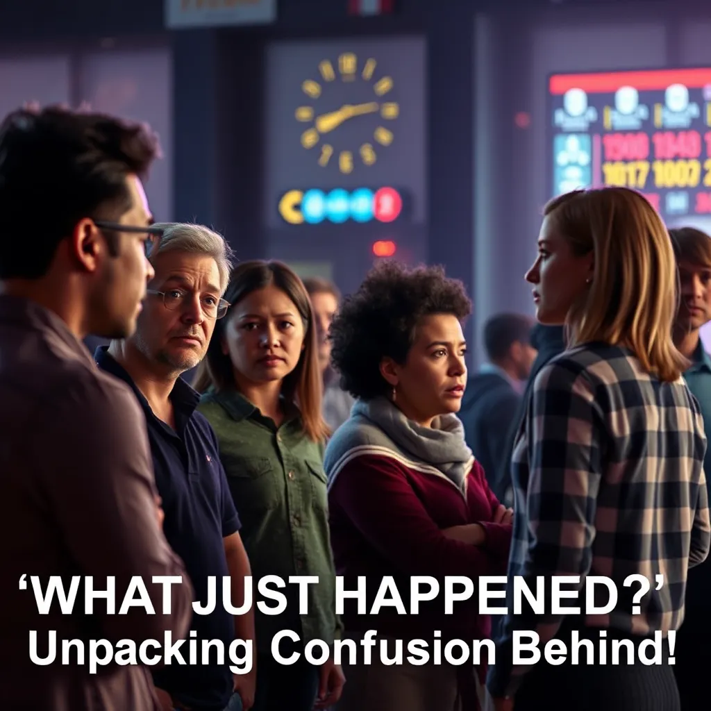 What Just Happened? Unpacking the Confusion Behind It : MysteryLores