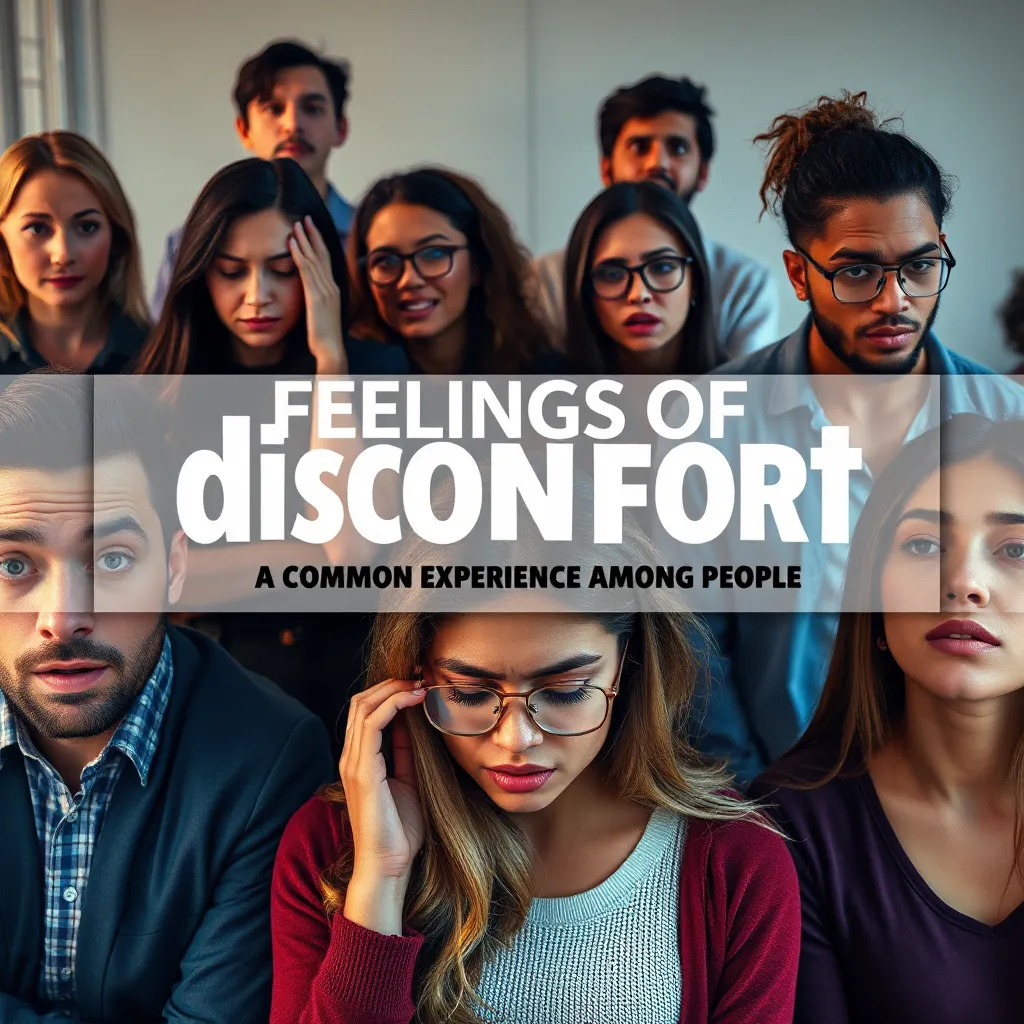 Feelings of Discomfort: A Common Experience Among People : MysteryLores