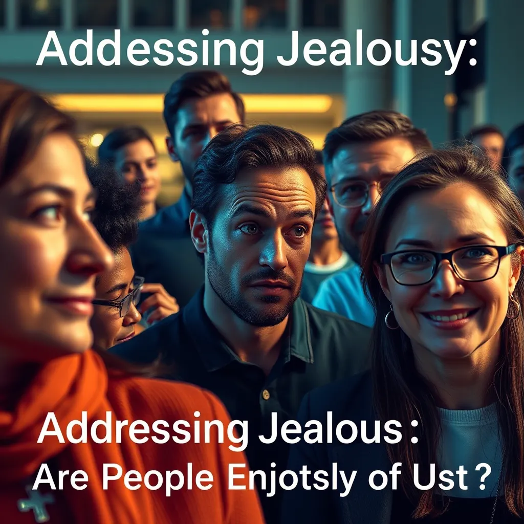 Addressing Jealousy: Are People Envious of Us? : MysteryLores