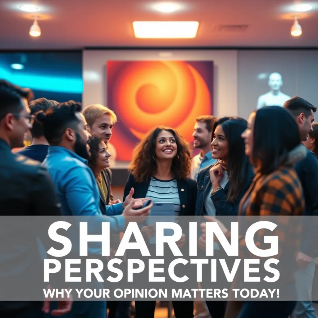 Sharing Perspectives: Why Your Opinion Matters Today : MysteryLores