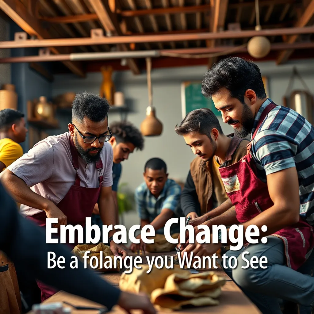 Embrace Change: Be the Change You Want to See : MysteryLores