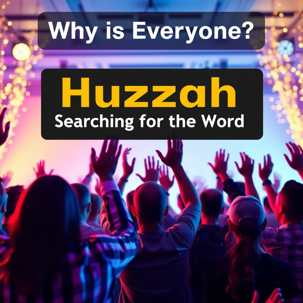 Why is Everyone Suddenly Searching for the Word Huzzah? : MysteryLores
