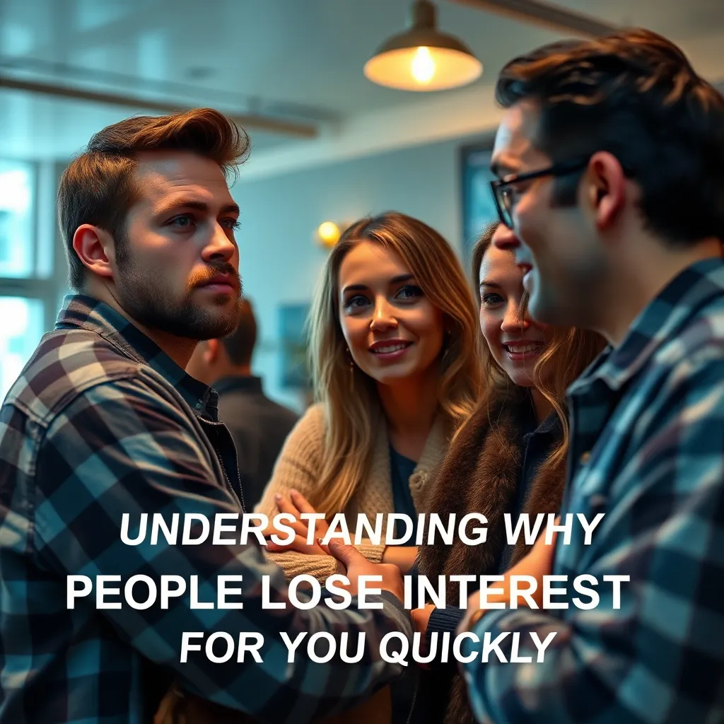 Understanding Why People Lose Interest in You Quickly : MysteryLores