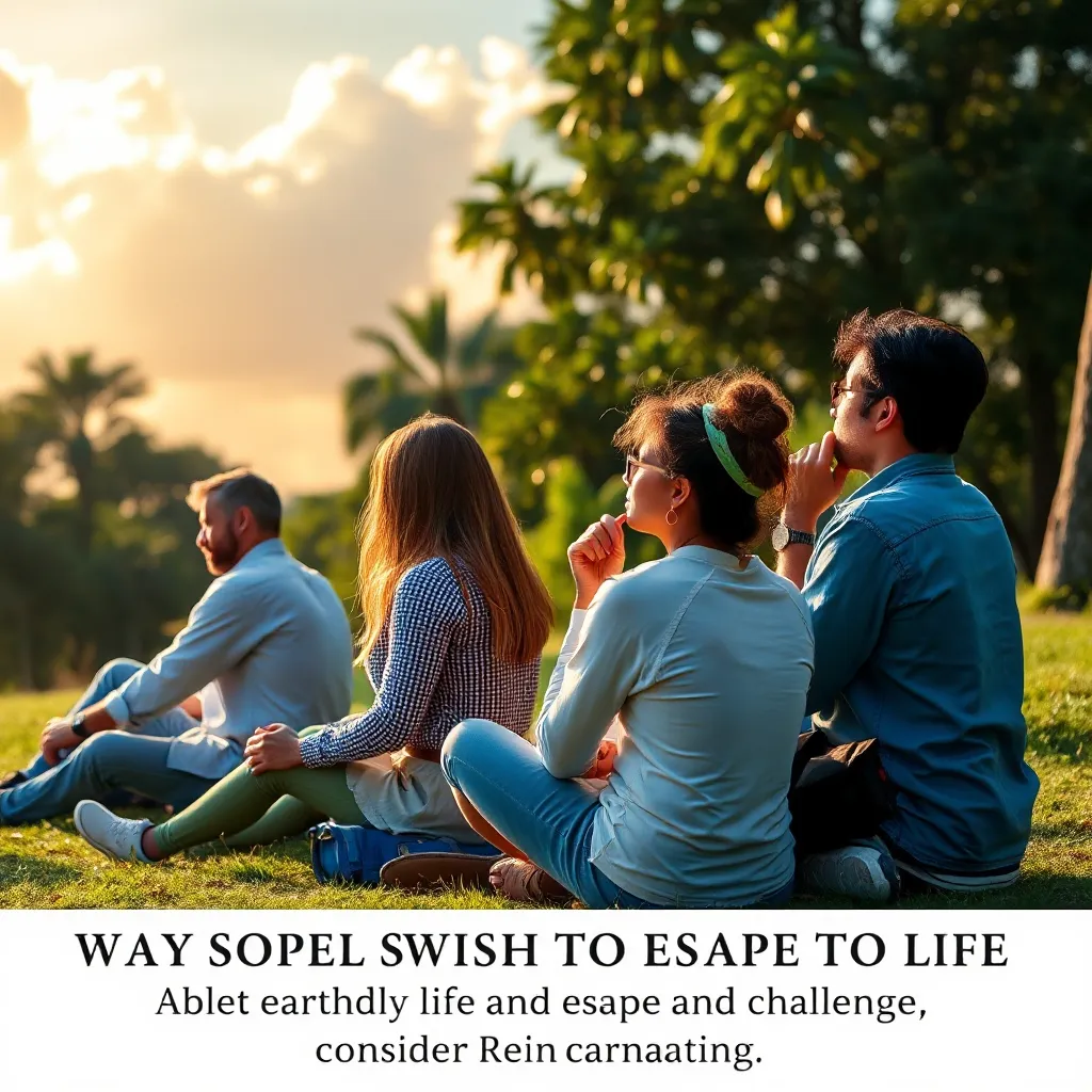 Why Some People Wish to Escape Earthly Life and Reincarnate : MysteryLores