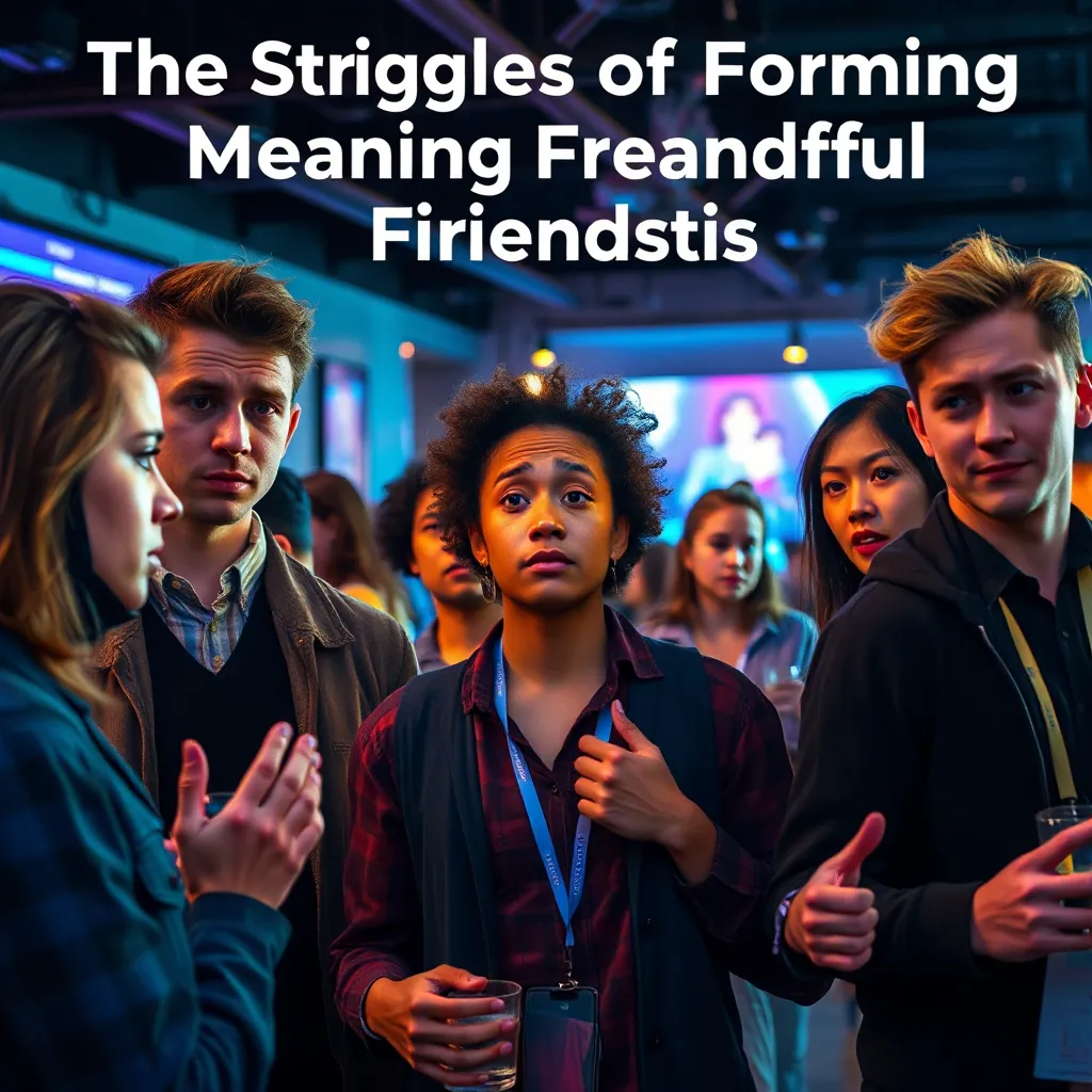 The Struggles of Forming Meaningful Friendships : MysteryLores