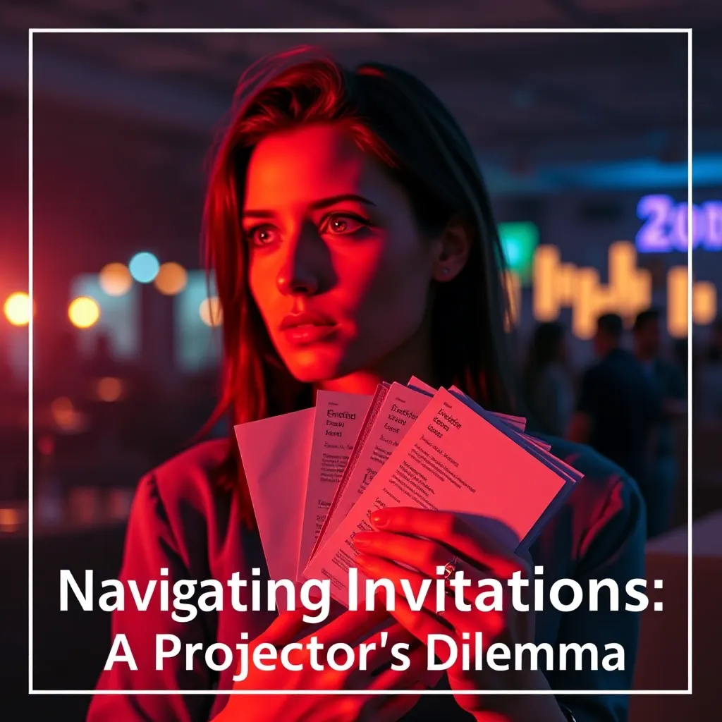 Navigating Invitations: A Projector's Dilemma : MysteryLores