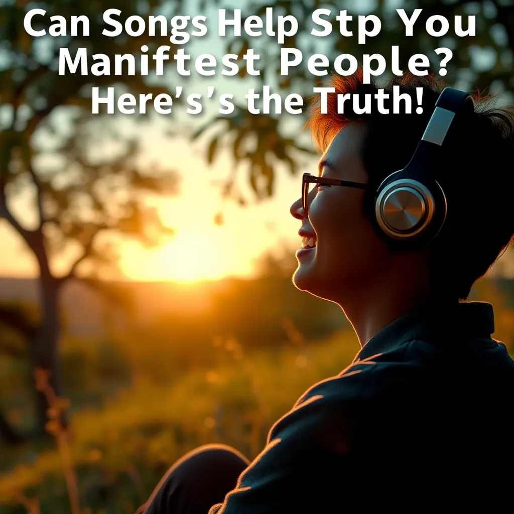 Can Songs Help You Manifest People? Here’s the Truth! : MysteryLores
