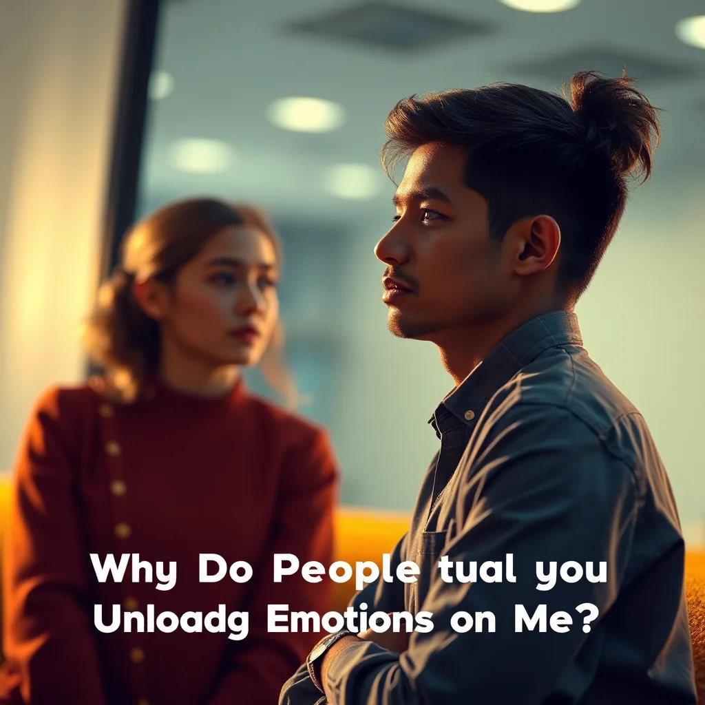 Why Do People Unload Their Emotions on Me? Insights & Tips : MysteryLores