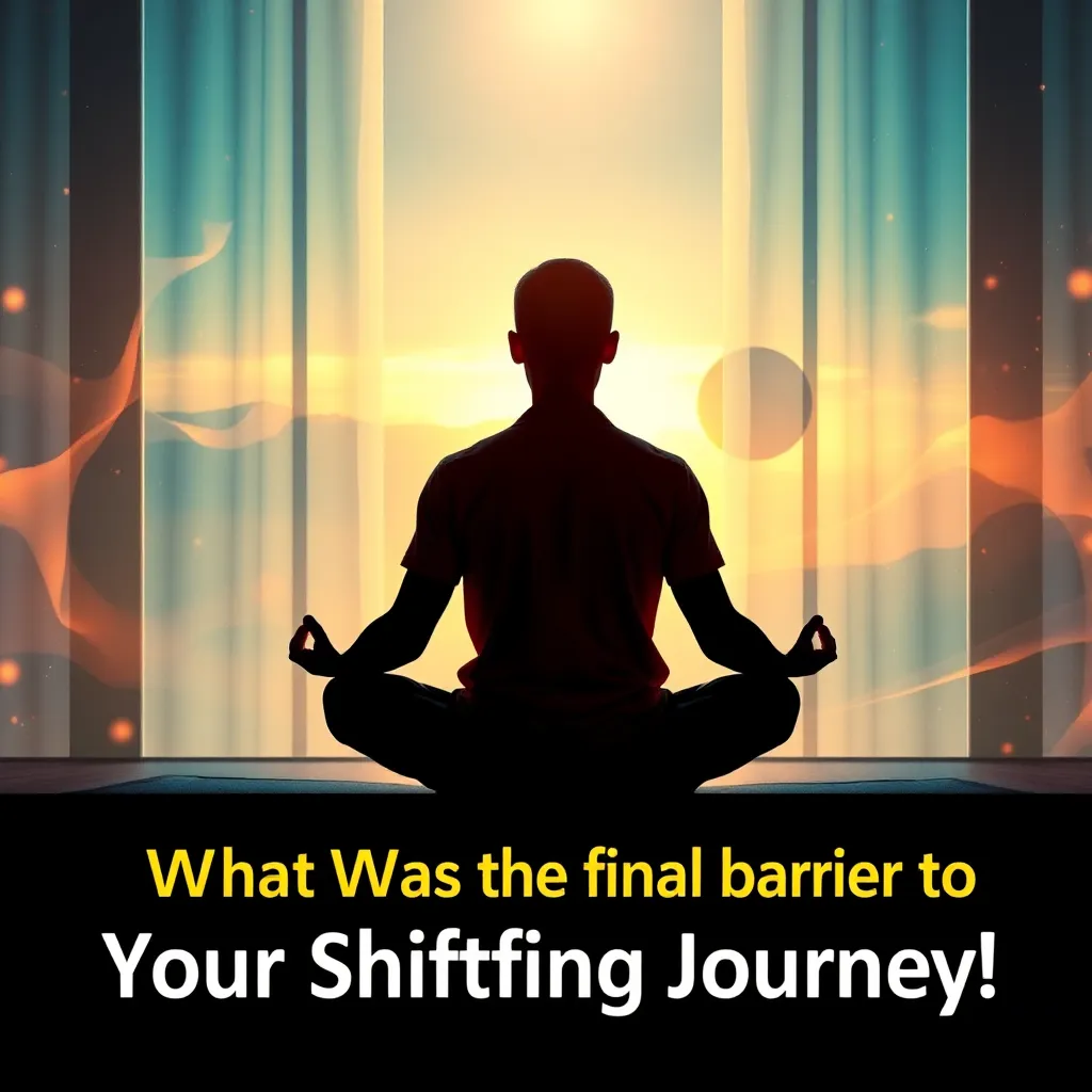 What Was the Final Barrier to Your Shifting Journey? : MysteryLores