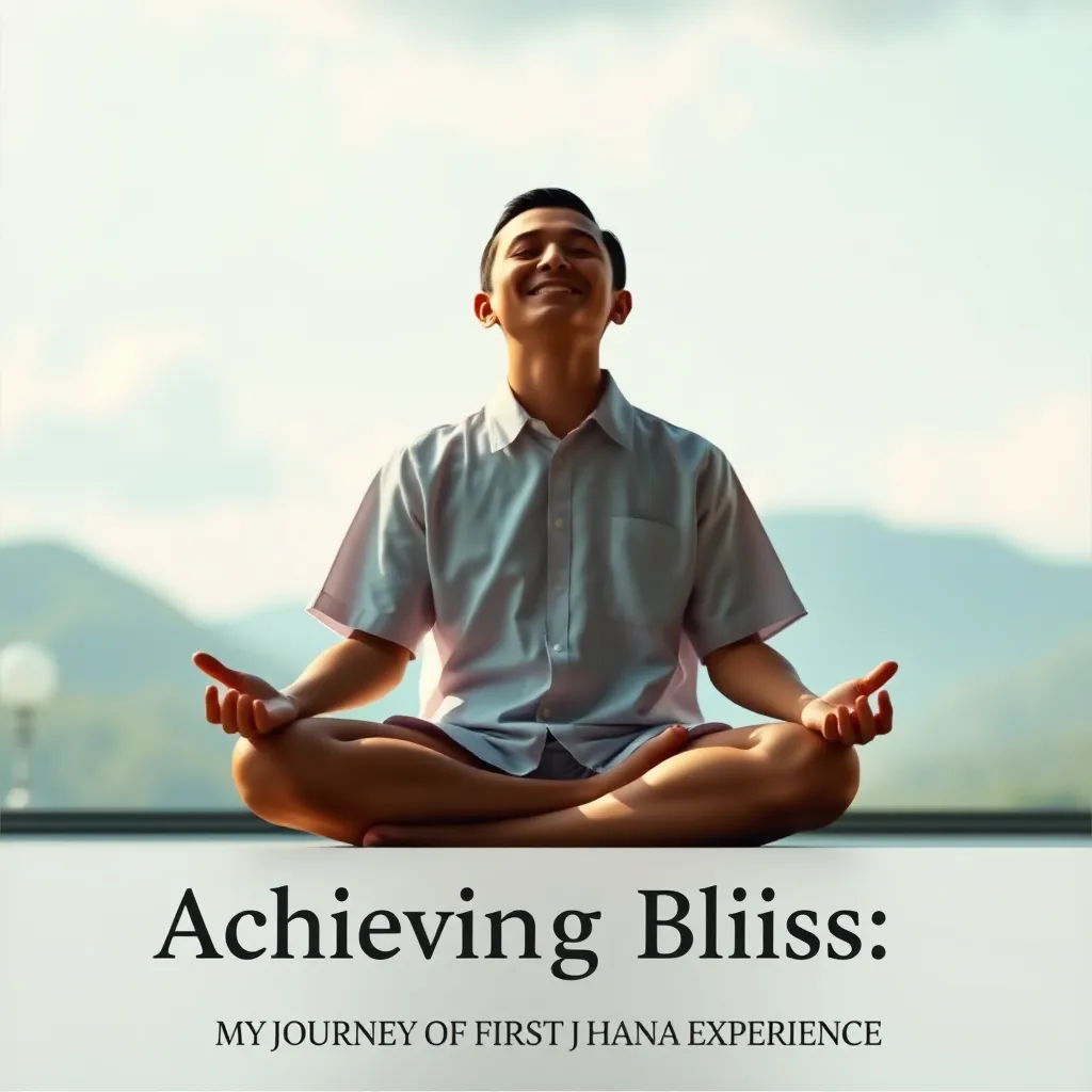 Achieving Bliss: My Journey to First Jhana Experience : MysteryLores
