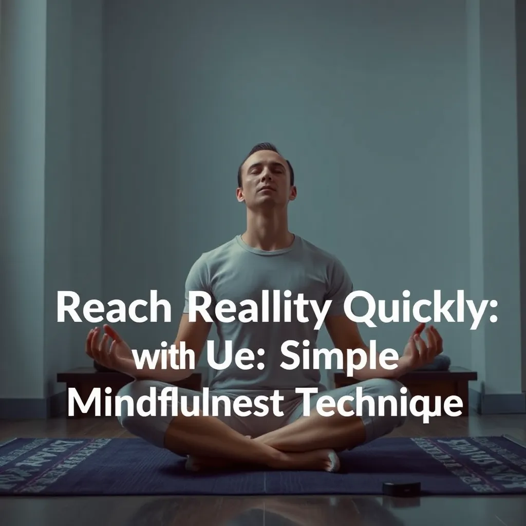 Reach Reality Quickly: Simple Mindfulness Technique : MysteryLores