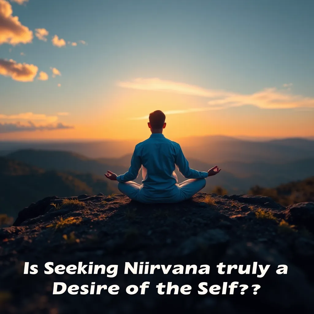Is Seeking Nirvana Truly a Desire of the Self? : MysteryLores