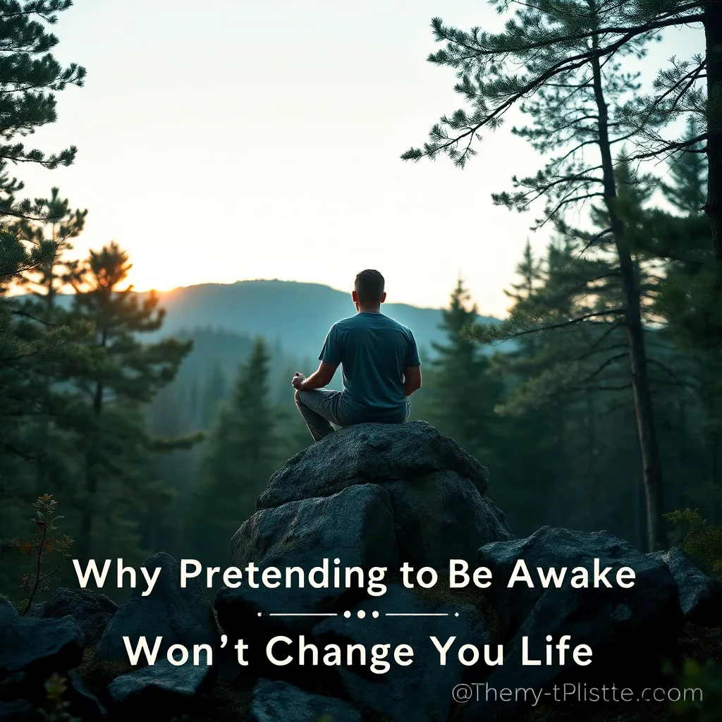 Why Pretending to Be Awake Won't Change Your Life : MysteryLores
