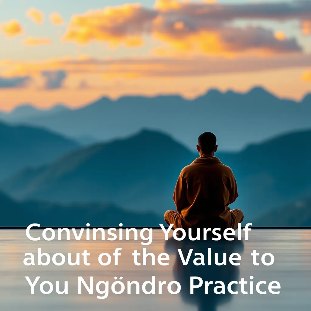 Convincing Yourself About the Value of Ngöndro Practice : MysteryLores