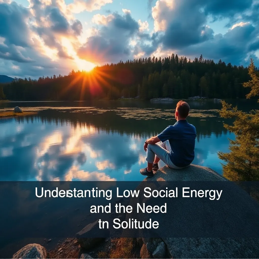 Understanding Low Social Energy and the Need for Solitude : MysteryLores