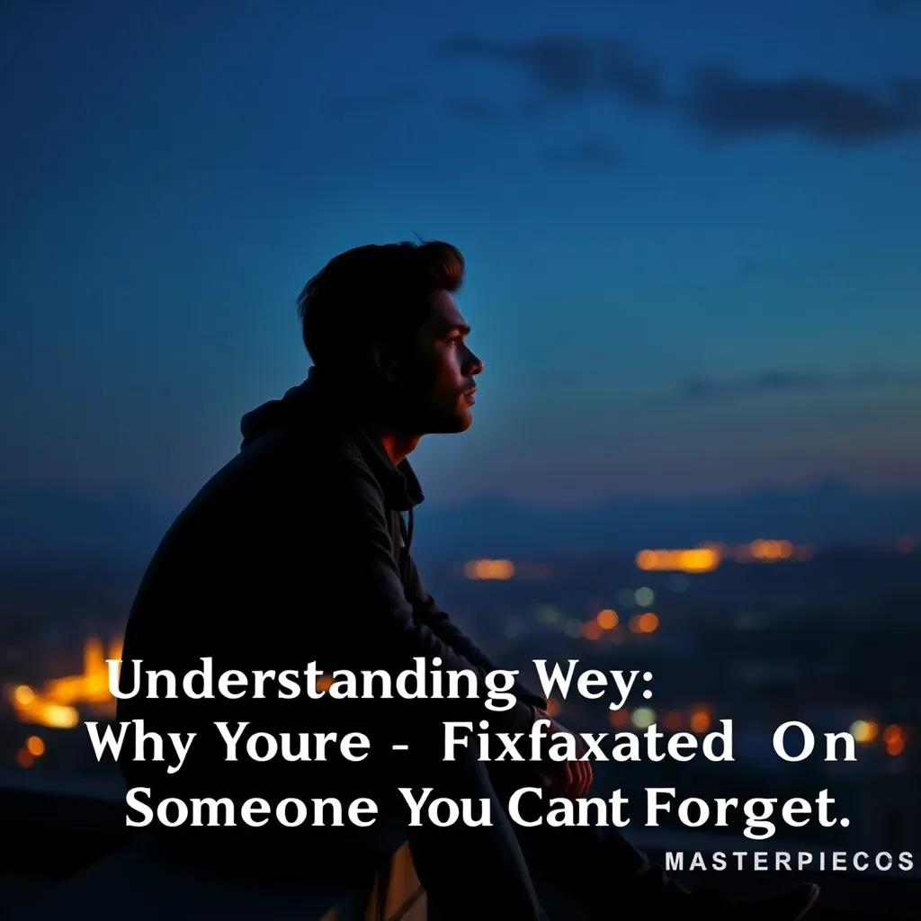 Understanding Why You're Fixated on Someone You Can't Forget : MysteryLores