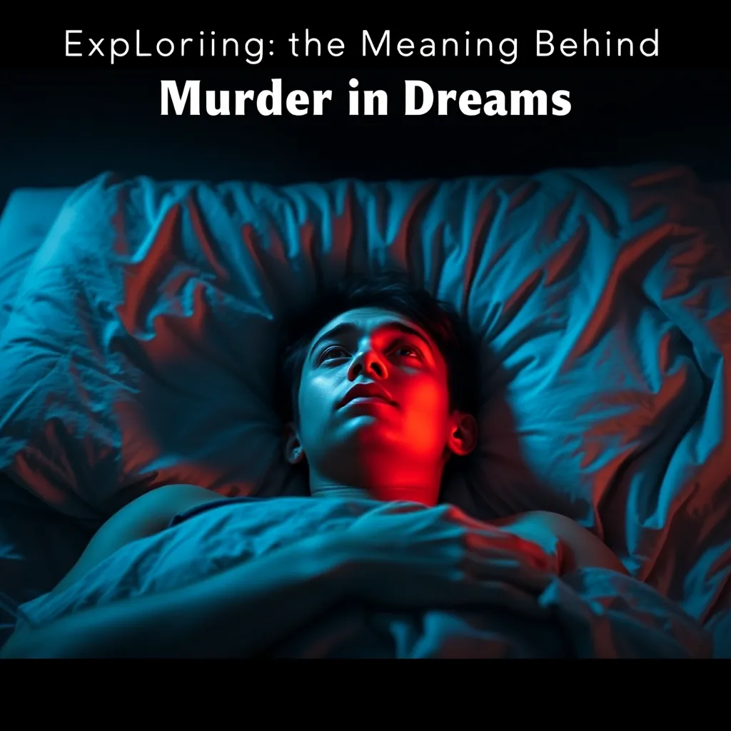 Exploring the Meaning Behind Murder in Dreams : MysteryLores