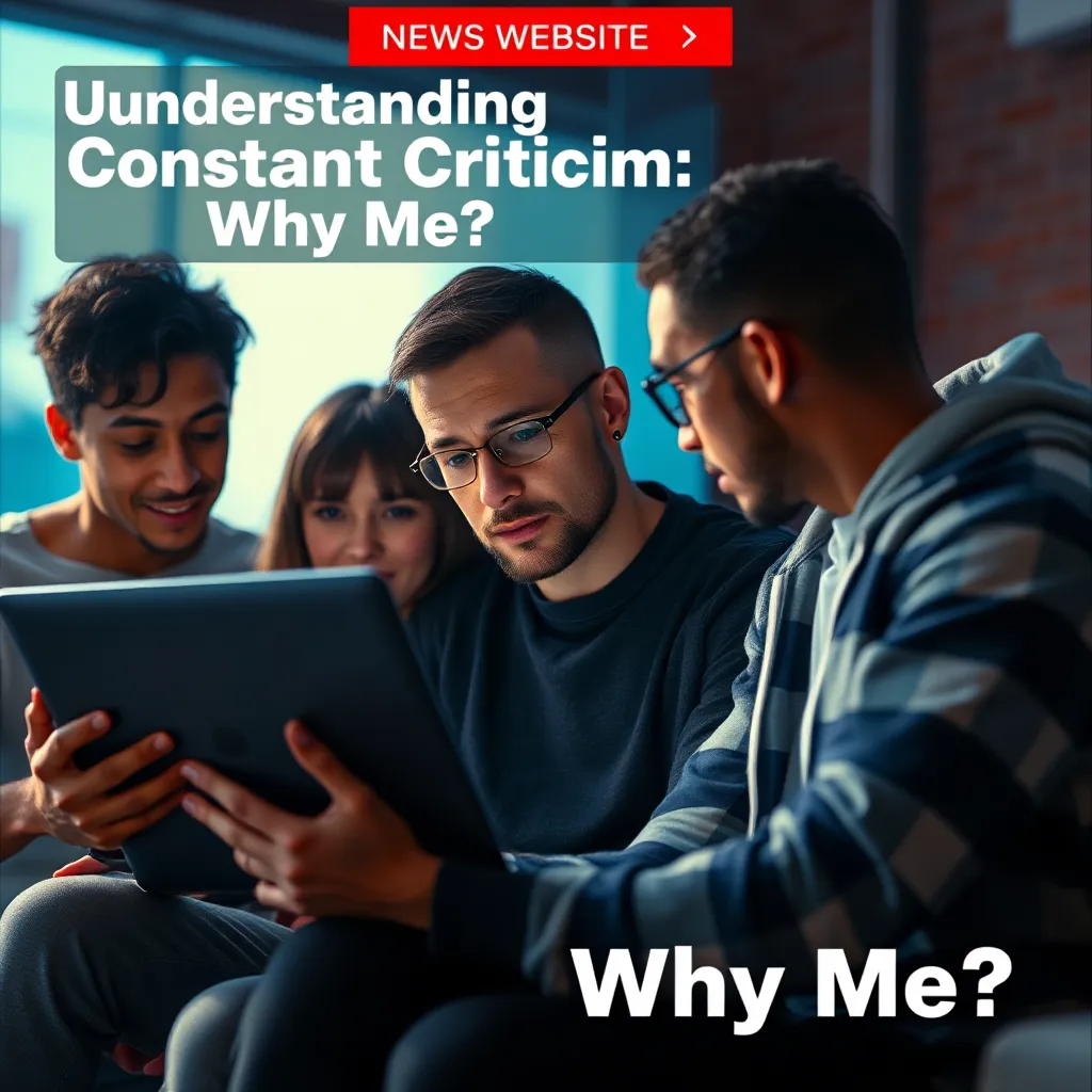 Understanding Constant Criticism: Why Me? : MysteryLores