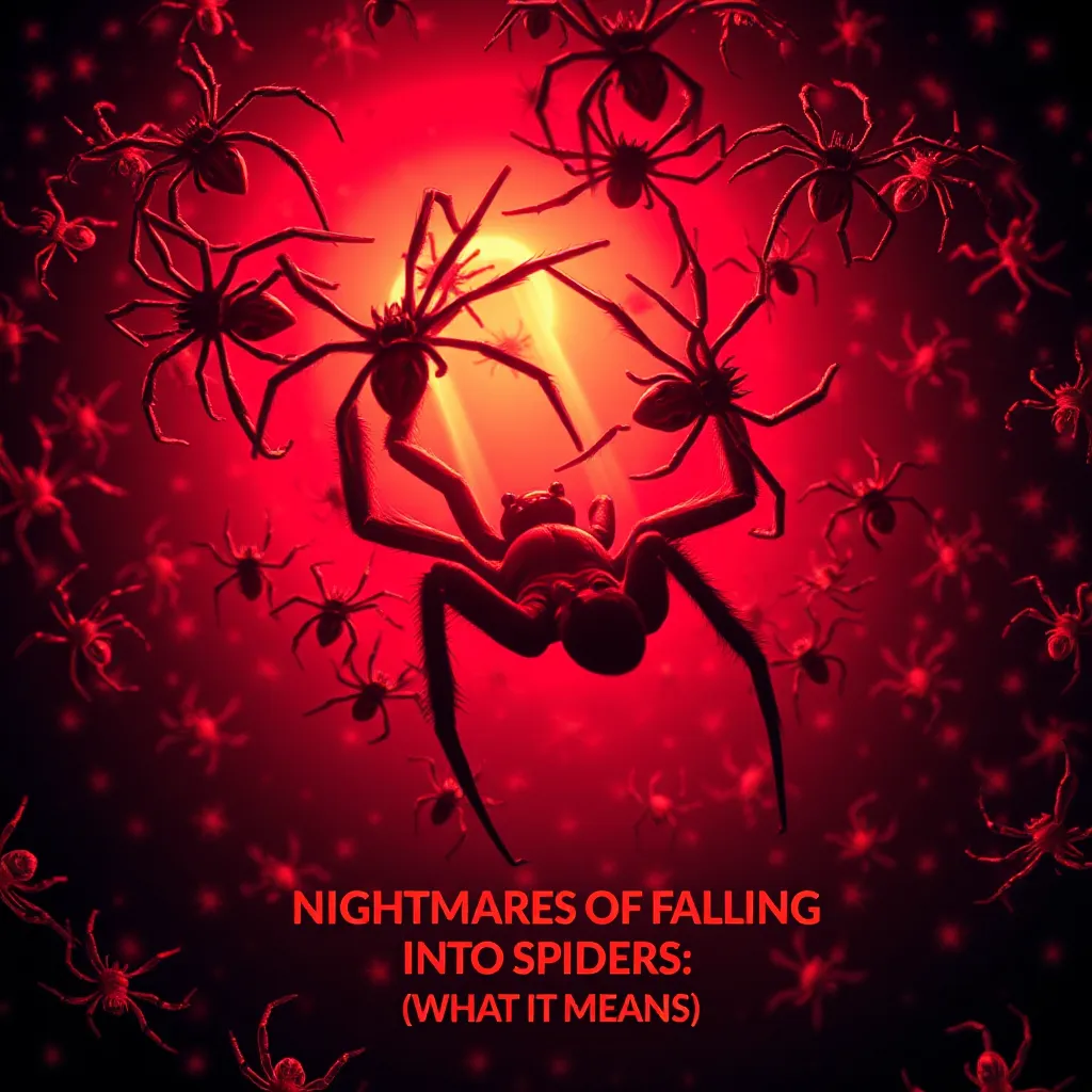 Nightmares of Falling into Spiders: What It Means : MysteryLores
