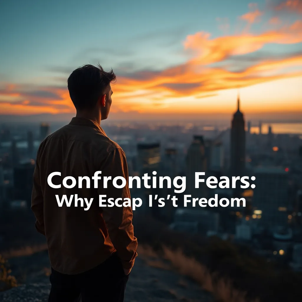 Confronting Fears: Why Escaping Isn't Freedom : MysteryLores